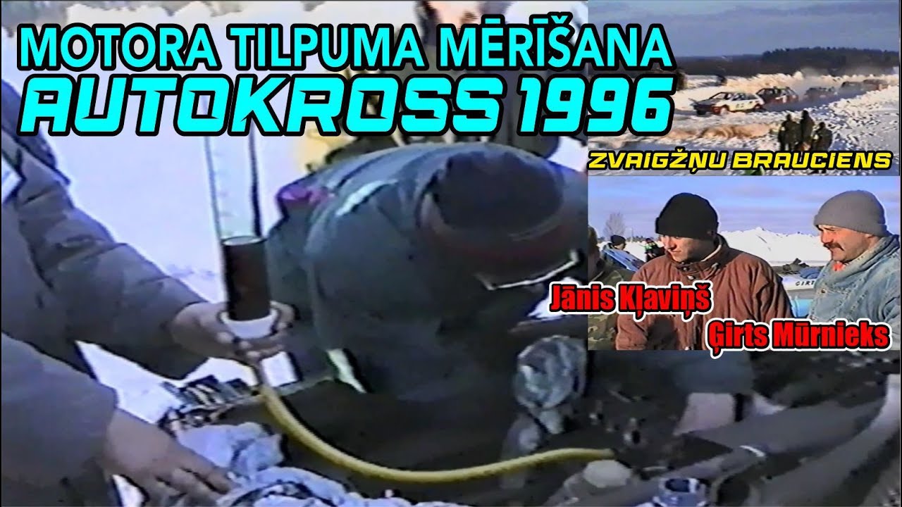 Motora tilpuma mērīšana LČ ziemas posmā Autokrosā - YouTube