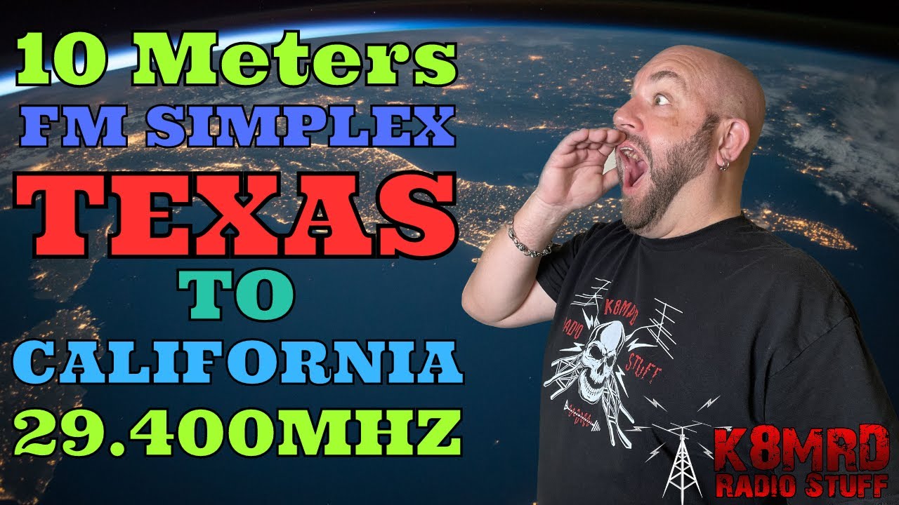 Texas to California 10 Meters FM Simplex Park To Park - YouTube