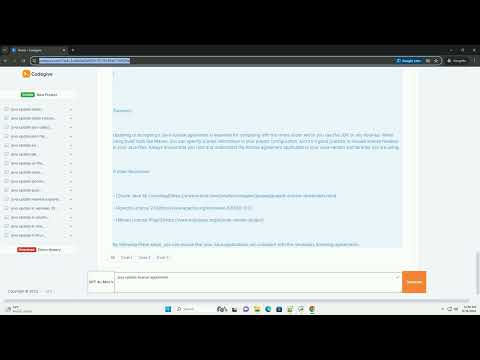 java update license agreement - YouTube