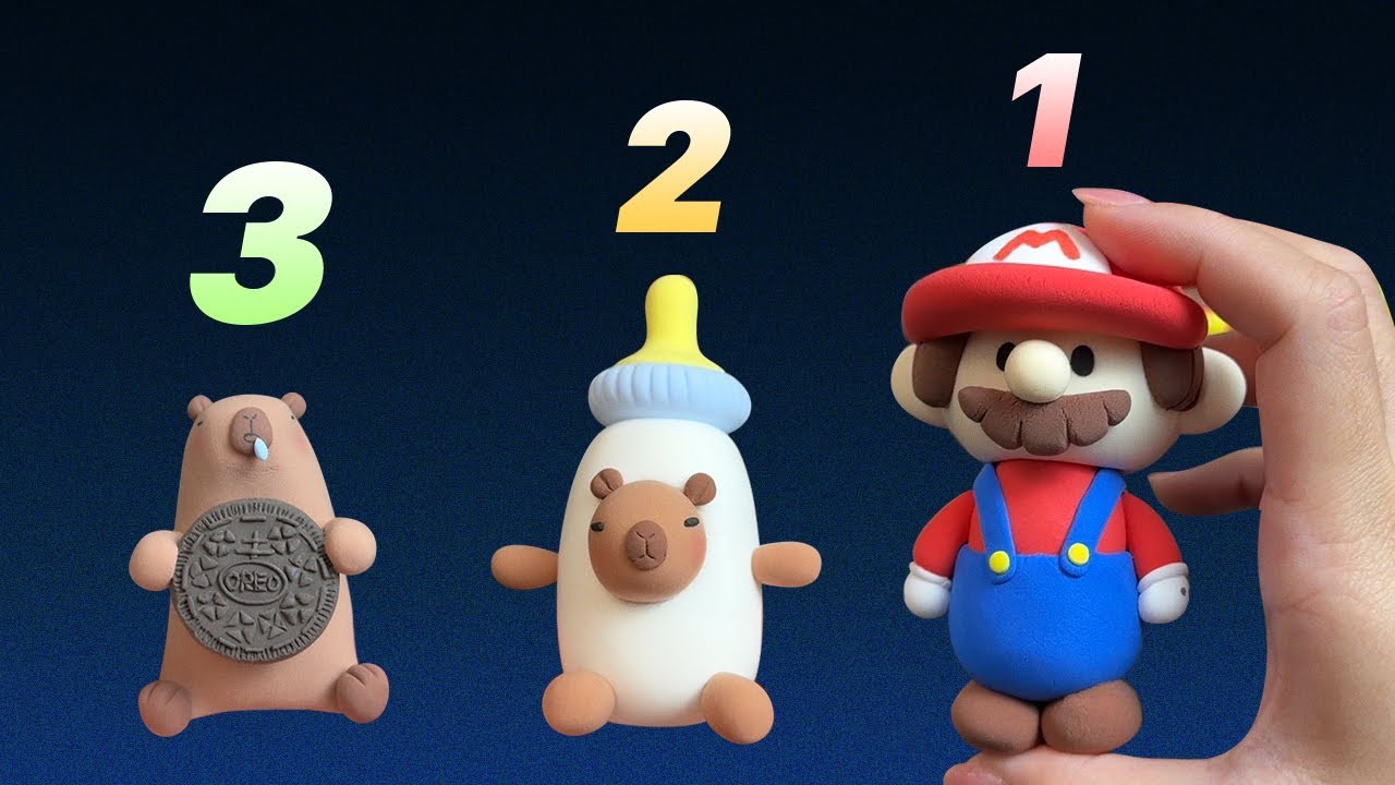 Easy Air Dry Clay Ideas | Miniature Clay Crafts | DIY Projects | How to ...