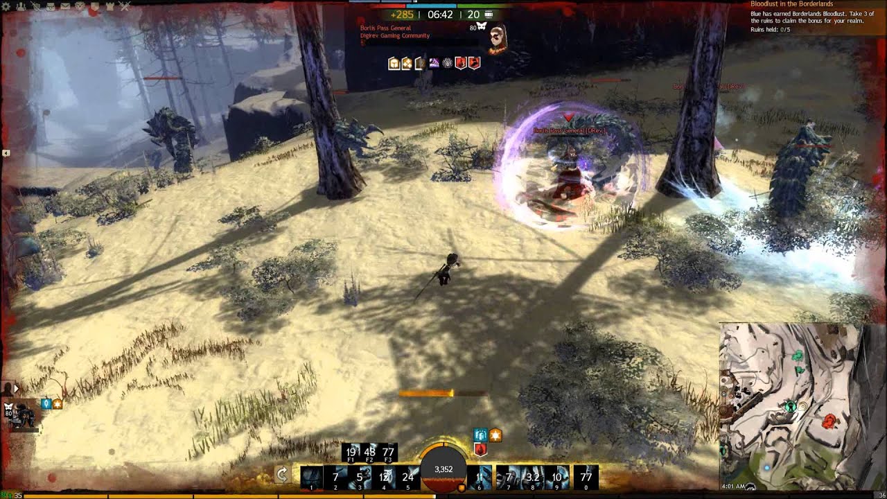 Guild Wars 2 -Gate of Madness- (Worm) Lowbie Guardian vs. 80 Mesmer ...