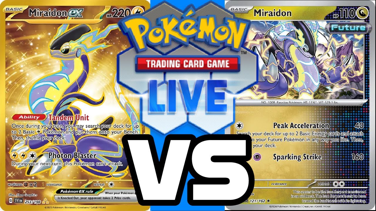 Pokemon TCG NEW MIRAIDON VS OLD MIRAIDON EX - YouTube