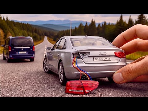 Working Taillights? 1:18 Audi A8 L W12 & Mercedes V-Class Custom Details