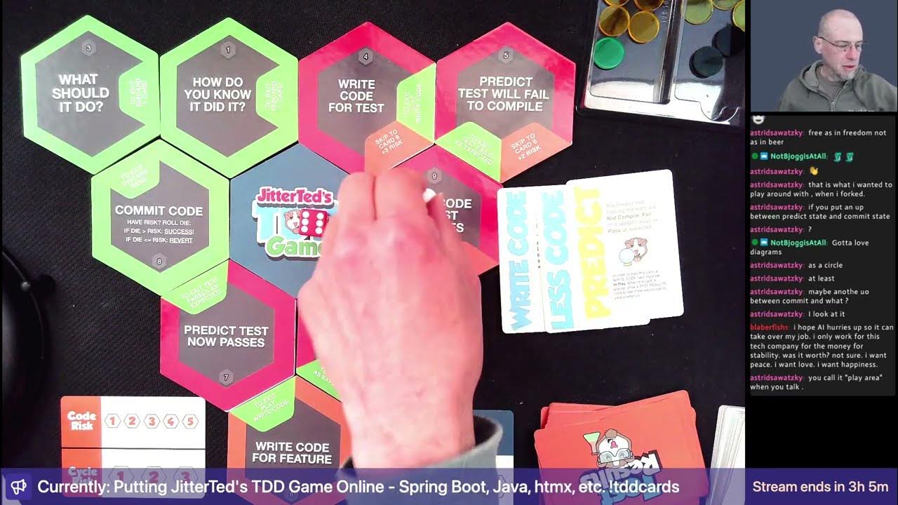 JitterTed's TDD Game: Online - Episode 2: "Planning Rewrite" (Java, Spring, Hexagonal ...