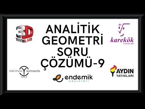 Analitik Geometri Soru Çözümü-9 (Beş Farklı Yayından) (Dönüşüm Geometrisi Dahil)