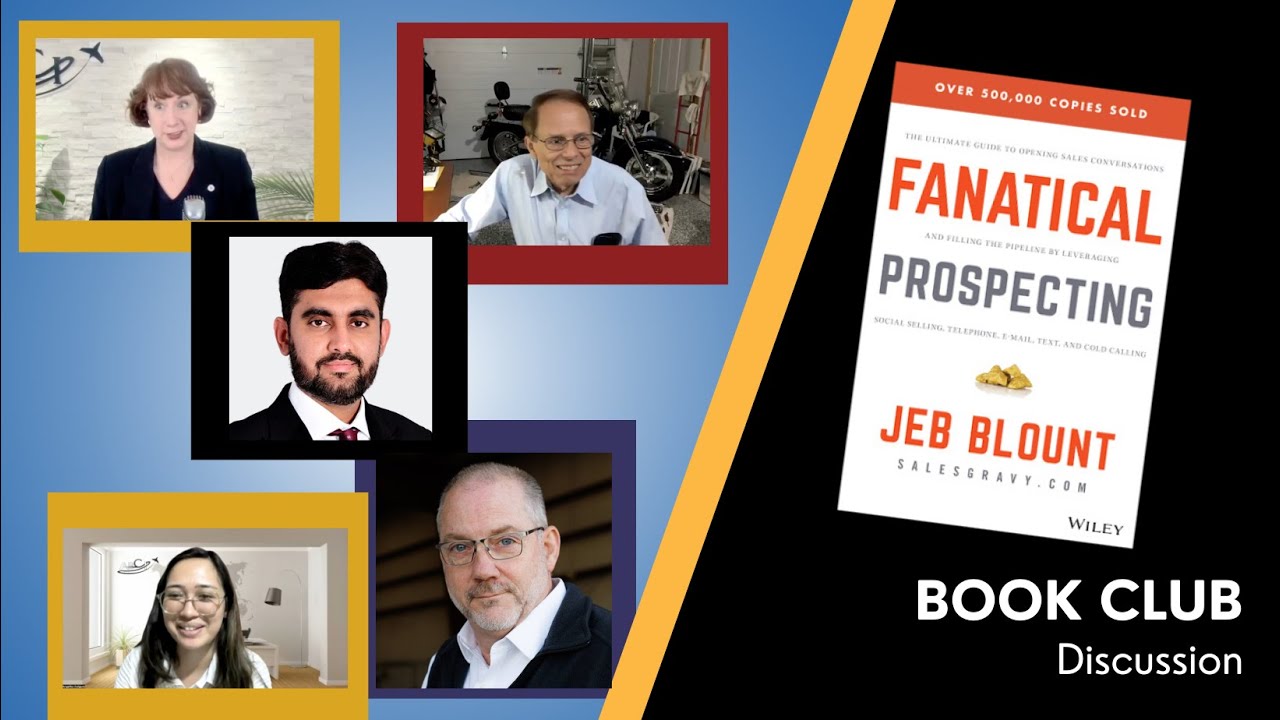 Book Club Discussion - Fanatical Prospecting by Jeb Blount - YouTube