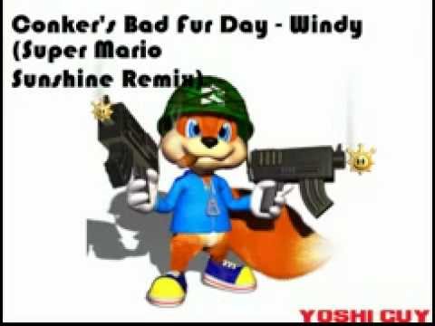 Conker's Bad Fur Day - Windy (Super Mario Sunshine Remix) - YouTube