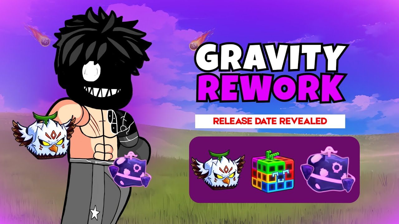 Gravity, Falcon, Barrier Rework Update is HERE! | Blox Fruits Roblox ...