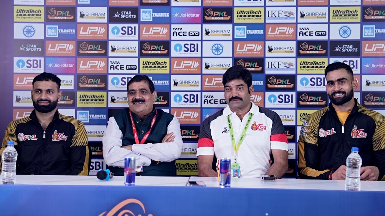 Mini-Qualifier: Bengaluru Bulls vs Telugu Titans | Post-Match Interview ...
