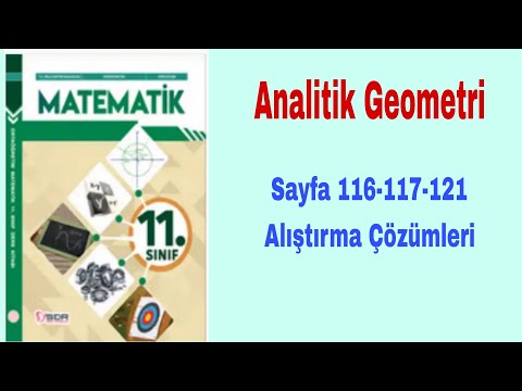 8)11. Sınıf Meb Dikey Yay.  Matematik Kitabı Syf.116-117-121 Alıştırma Çözümleri