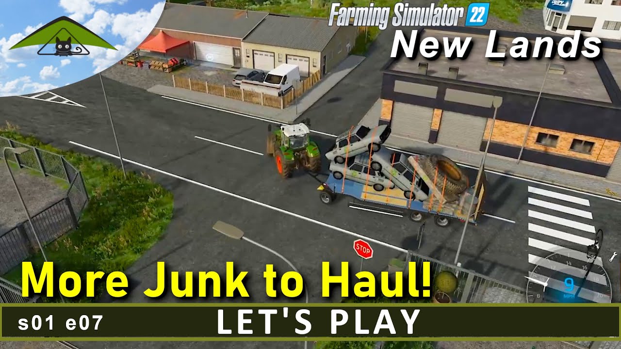 More Junk to Haul! 🚚 | Let's Play FS22 New Lands s01 e07 - YouTube