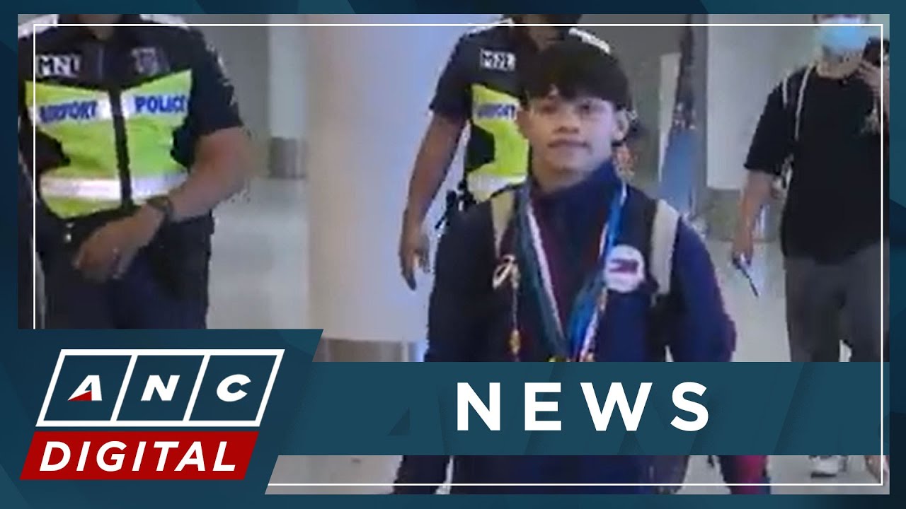 Filipino gymnast Carlos Yulo back home after successful World Cup stint ...