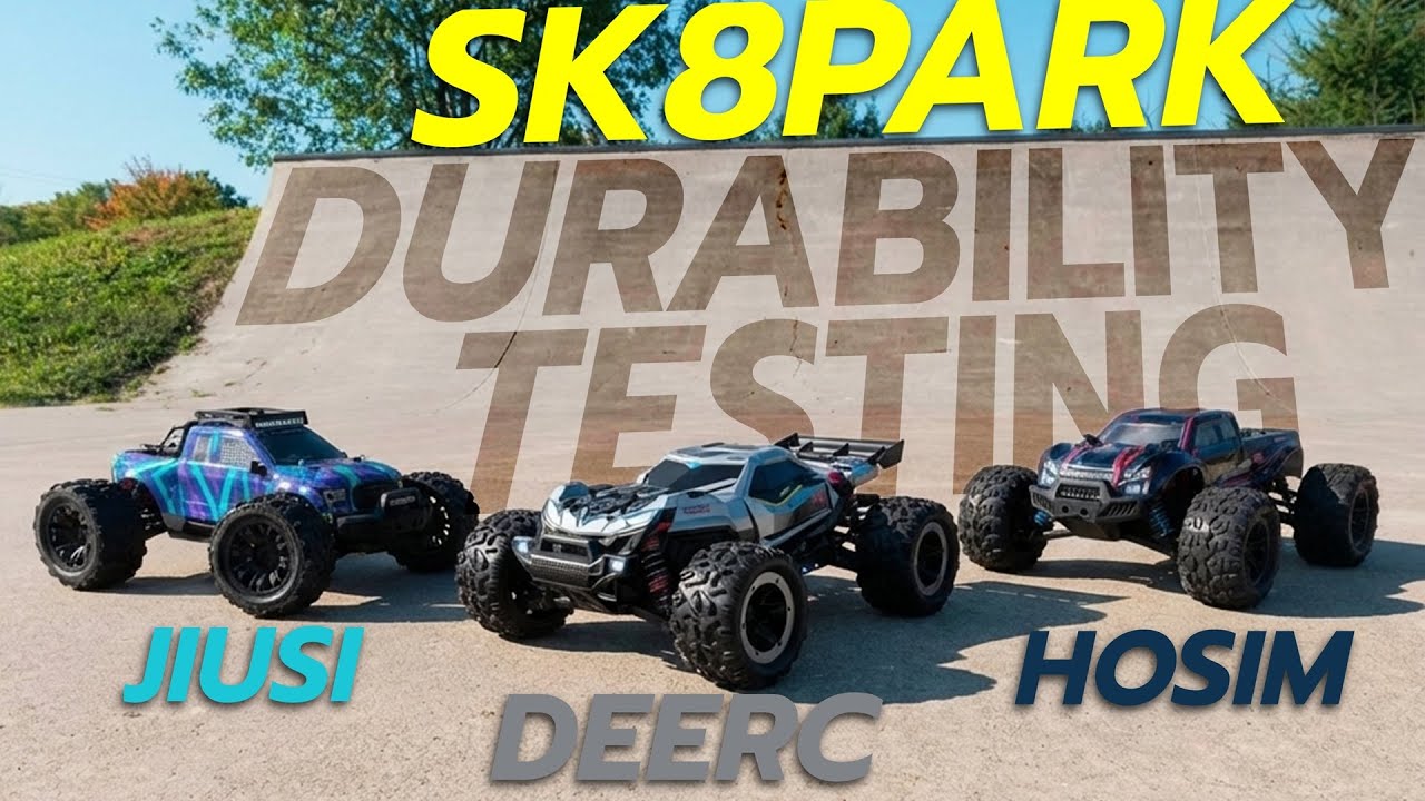 3 Budget RC Cars vs Extreme Skatepark Bashing | Durability Test - YouTube