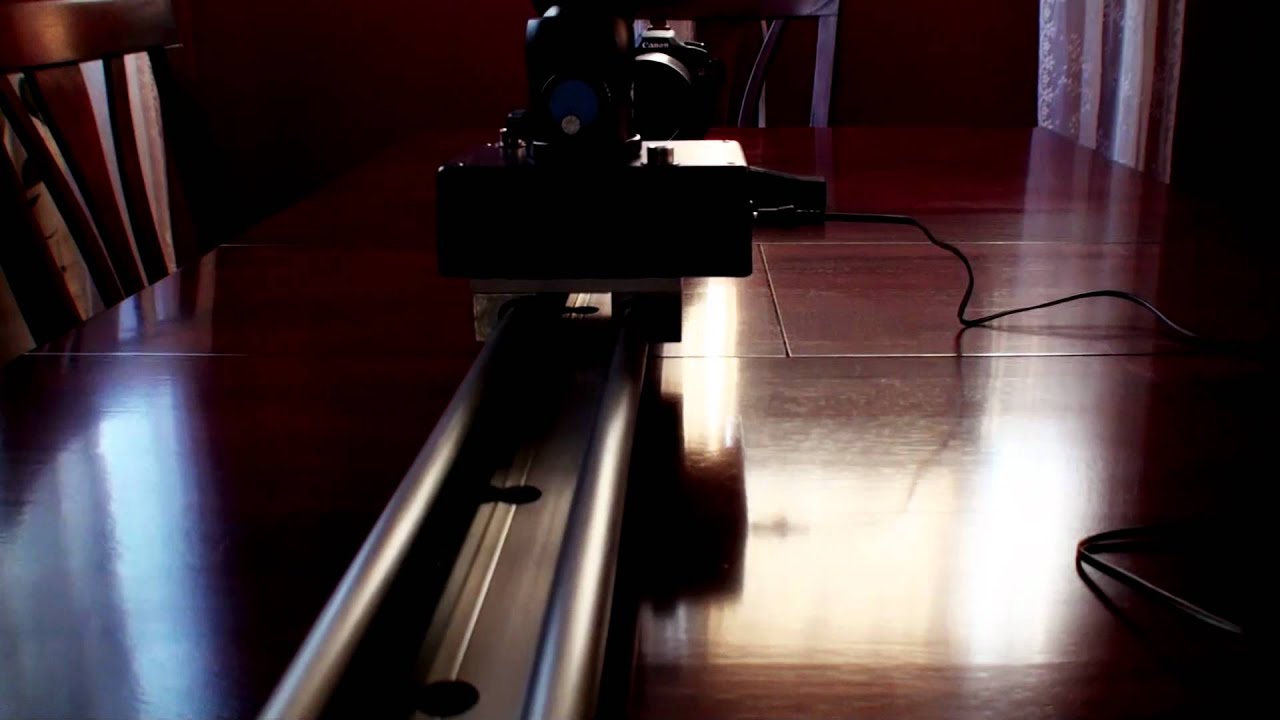 Motorized igus slider - YouTube