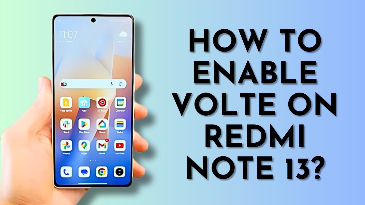 How to Enable VoLTE on Redmi Note 13? Quick & Easy Guide! - YouTube