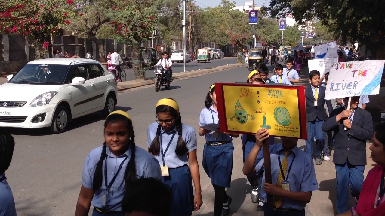 Save water Save life Rally by Podar International School`s Children ...