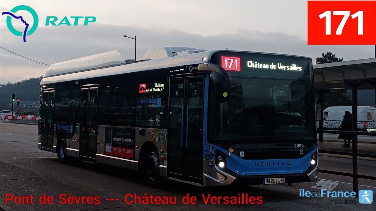 Bus 171 RATP - GX337 SE (3p) N°2302 Pont de Sèvres --- Château de ...