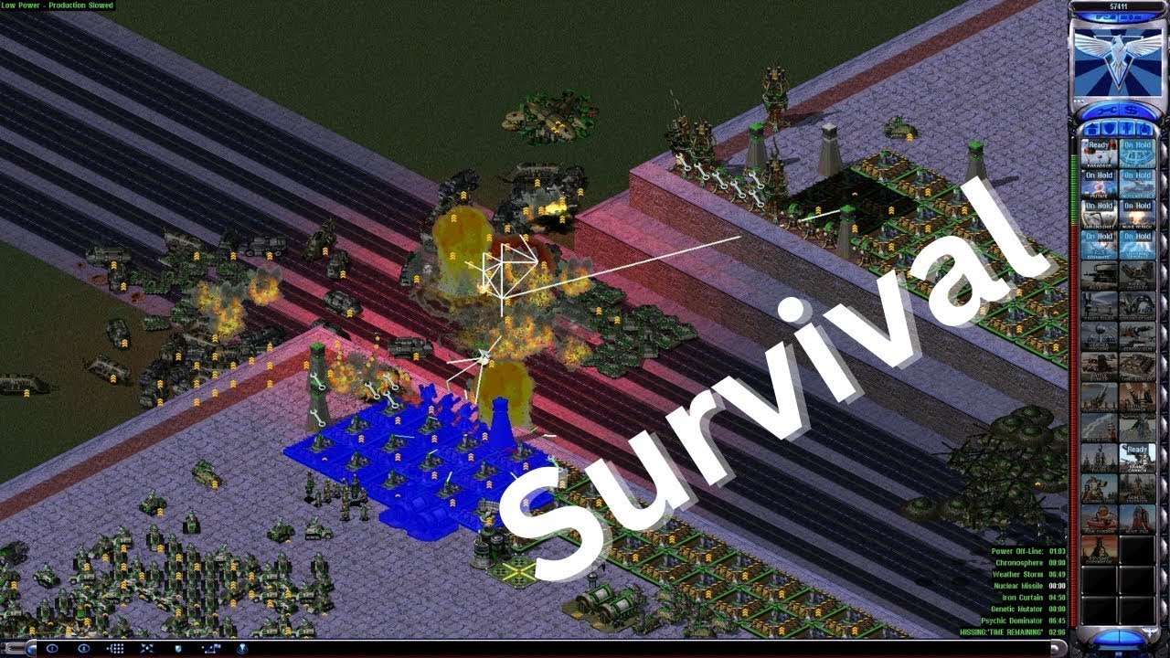 Red Alert 2 - Building under attack - [2P] Hard Survival By Feras - YouTube