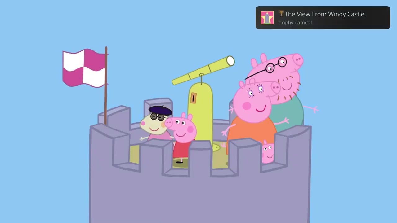 The view from windy castle achievement in My Friend Peppa Pig - YouTube