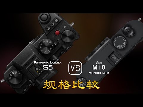 Panasonic Lumix S5 与 Leica M10 Monochrom 的规格比较 - YouTube