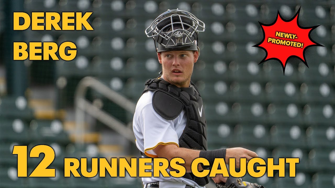 12 Times Derek Berg Caught a Runner Stealing (Berg Called Up to High-A ...