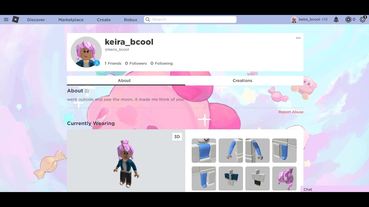 HOW TO GET AN AESTHETIC/CUTE ROBLOX PROFILE FOR FREE! - YouTube