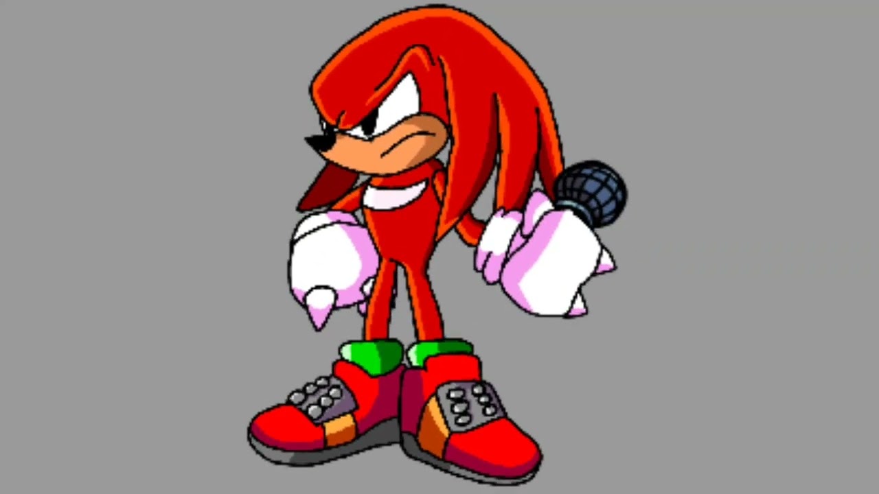 Modernized knuckles in FNF progress so far - YouTube