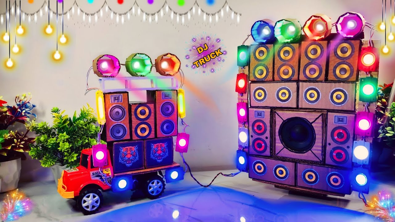 How to Build a Mini DJ Truck for Ganpati | Step-by-Step Guide with DIY Mini Sharpy Lights - YouTube