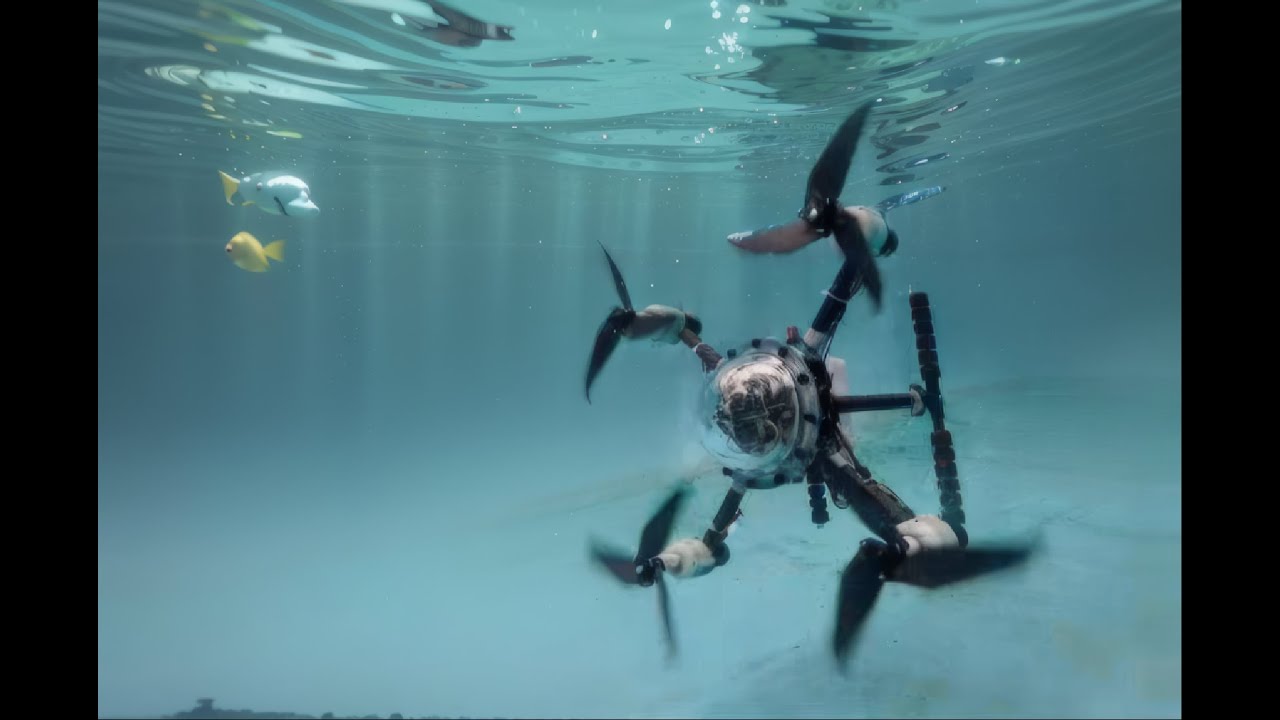 Something new about TJ-FlyingFish: An Amphibious Drone - YouTube