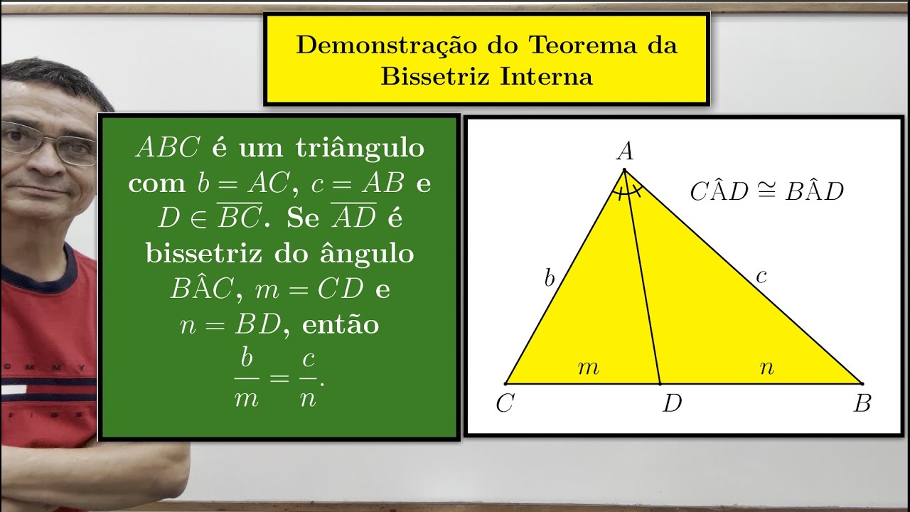 Demonstração do Teorema da Bissetriz Interna. - YouTube