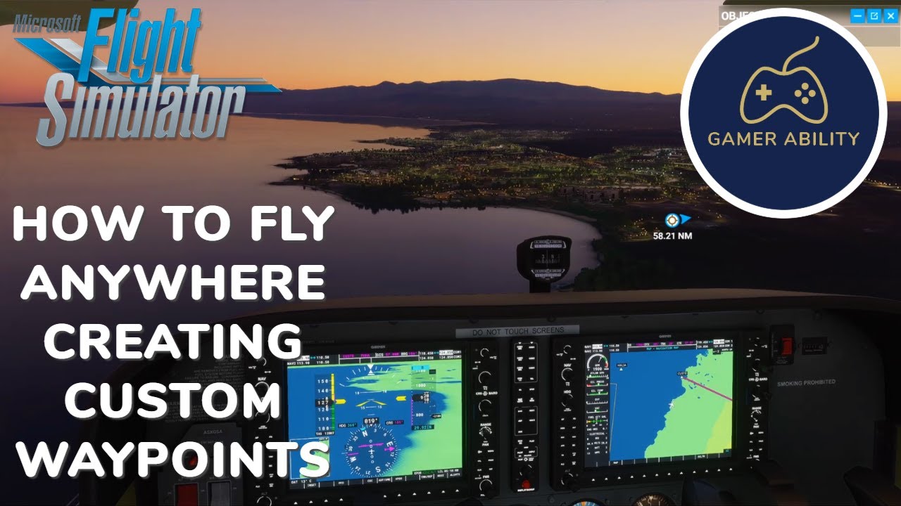 How to Fly Anywhere Using Custom Waypoints | Microsoft Flight Simulator ...