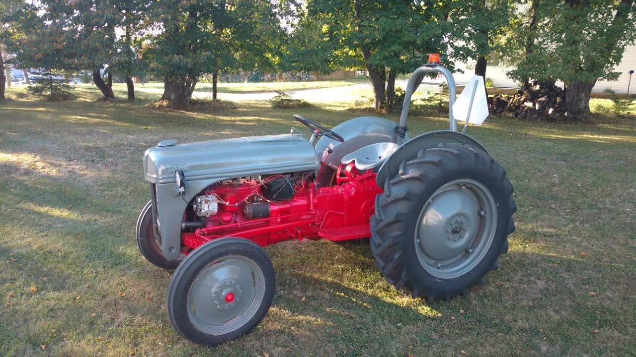 1952 Ford 8N farm tractor nearing restoration completion - YouTube