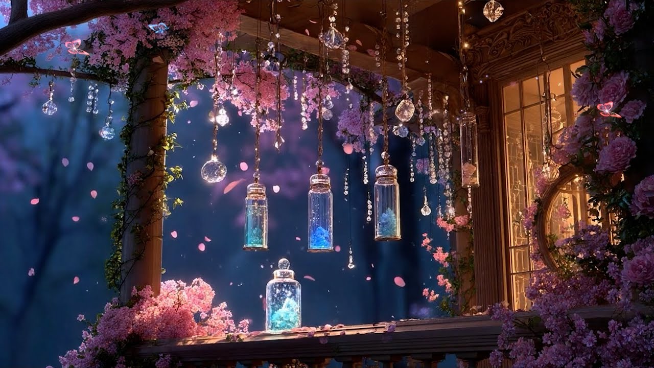 Magical Music : Relaxing Wind Chimes and Gentle Water Sounds for Deep ...