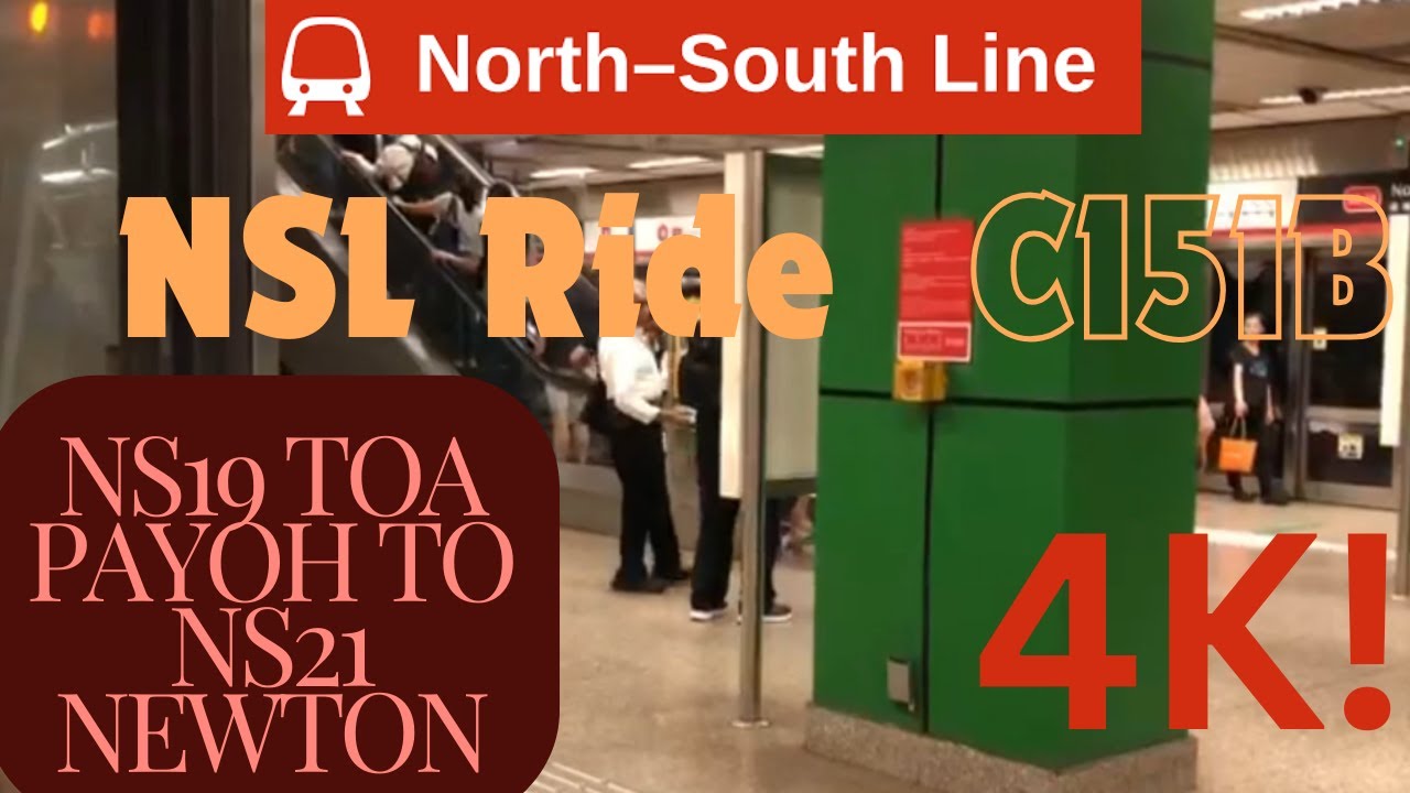 NSL Ride from NS19 Toa Payoh to NS21 Newton - YouTube