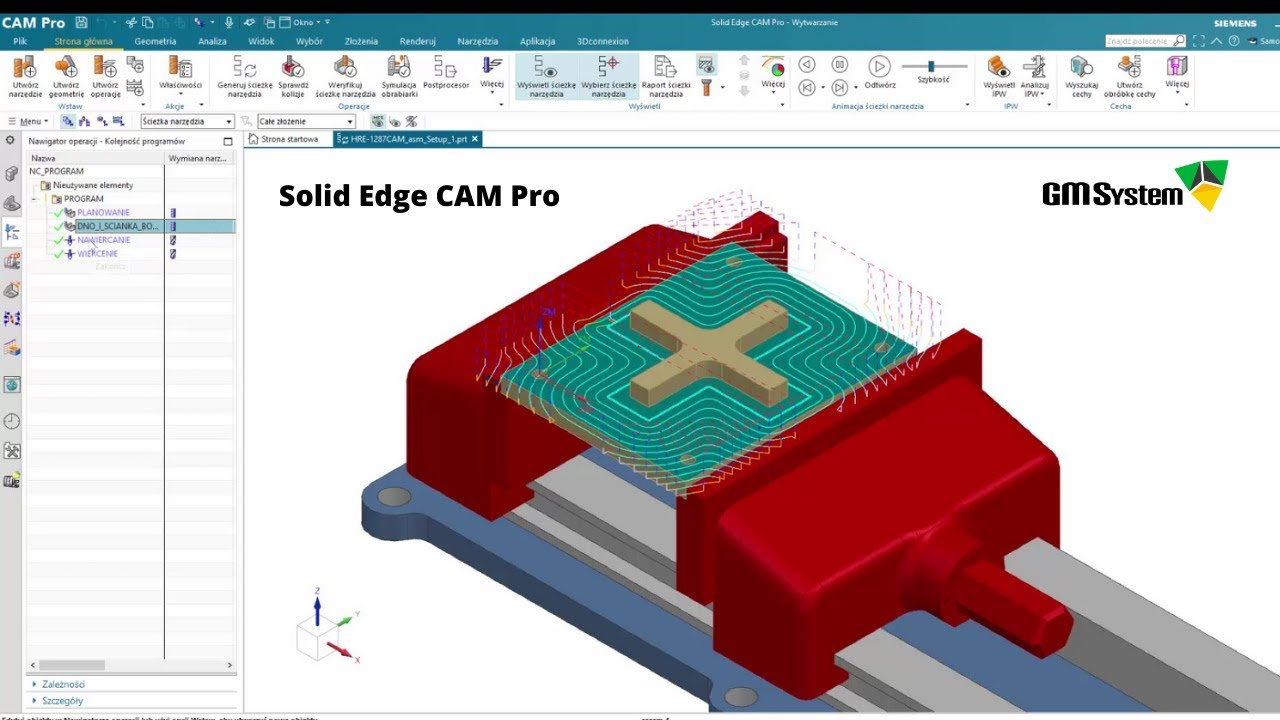 Solid Edge CAM Pro: Lekcja 2. Otwieranie plików CAD - YouTube