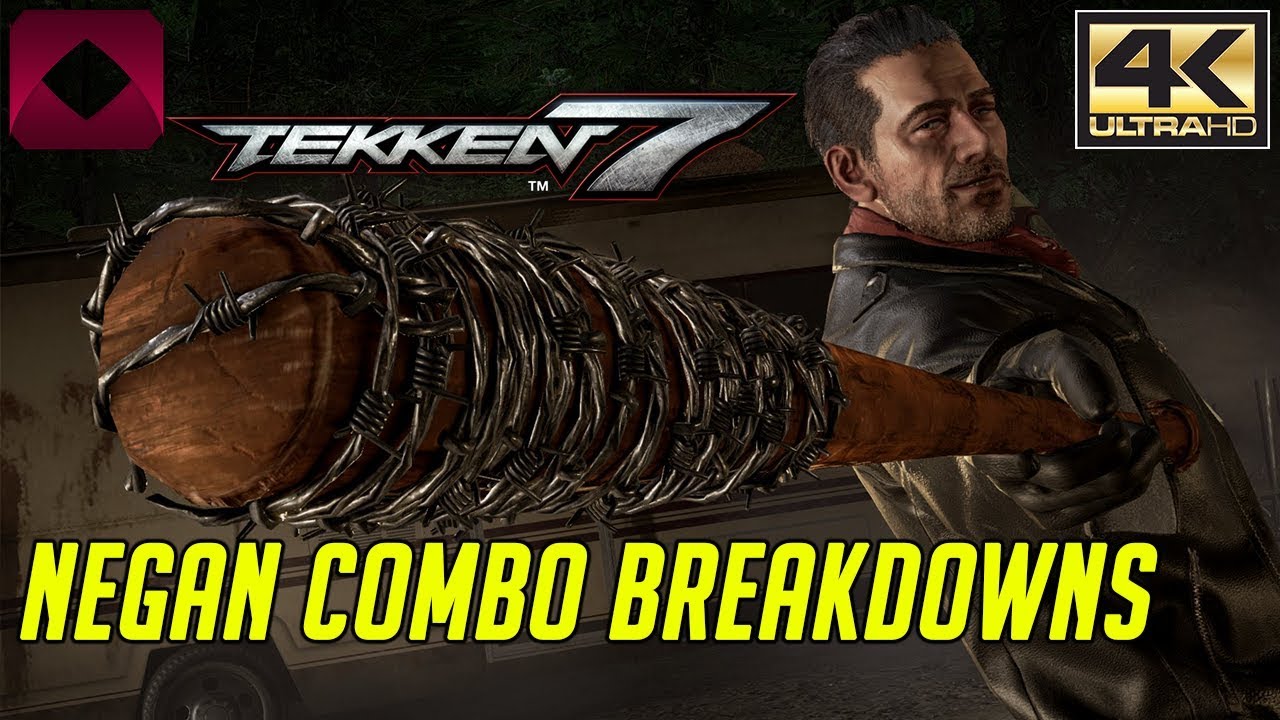 Negan Combo Breakdowns: Tekken 7 Season 2 (4K60) - YouTube