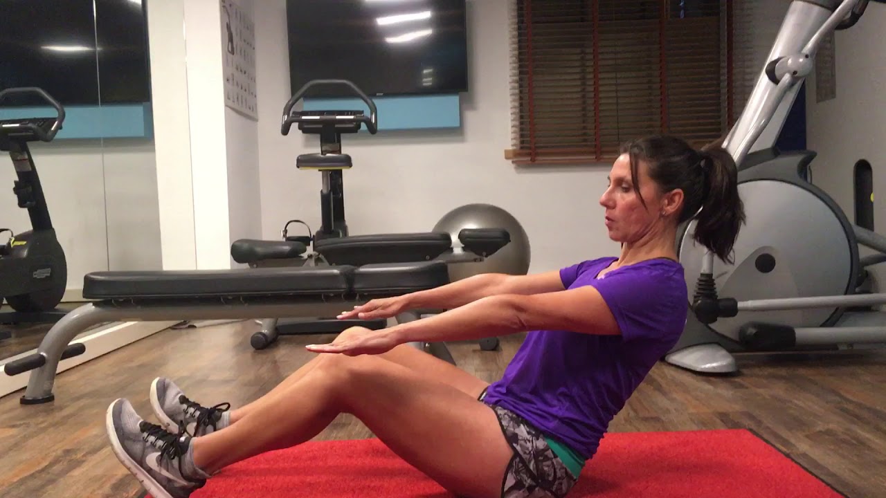 Abdominales isometricos - YouTube