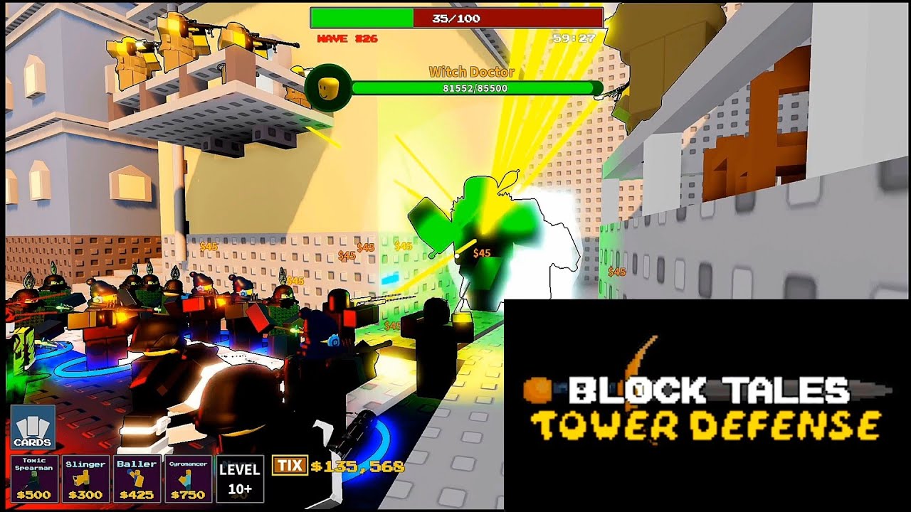 Roblox Block Tales Tower Defense Gameplay - YouTube