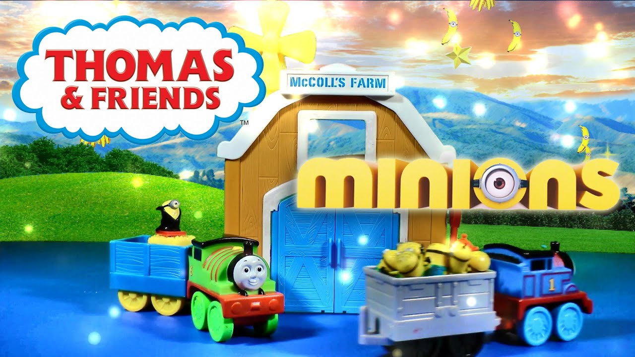 MINIONS Movie Kinder Surprise Eggs Thomas Train and Friends Percy ...