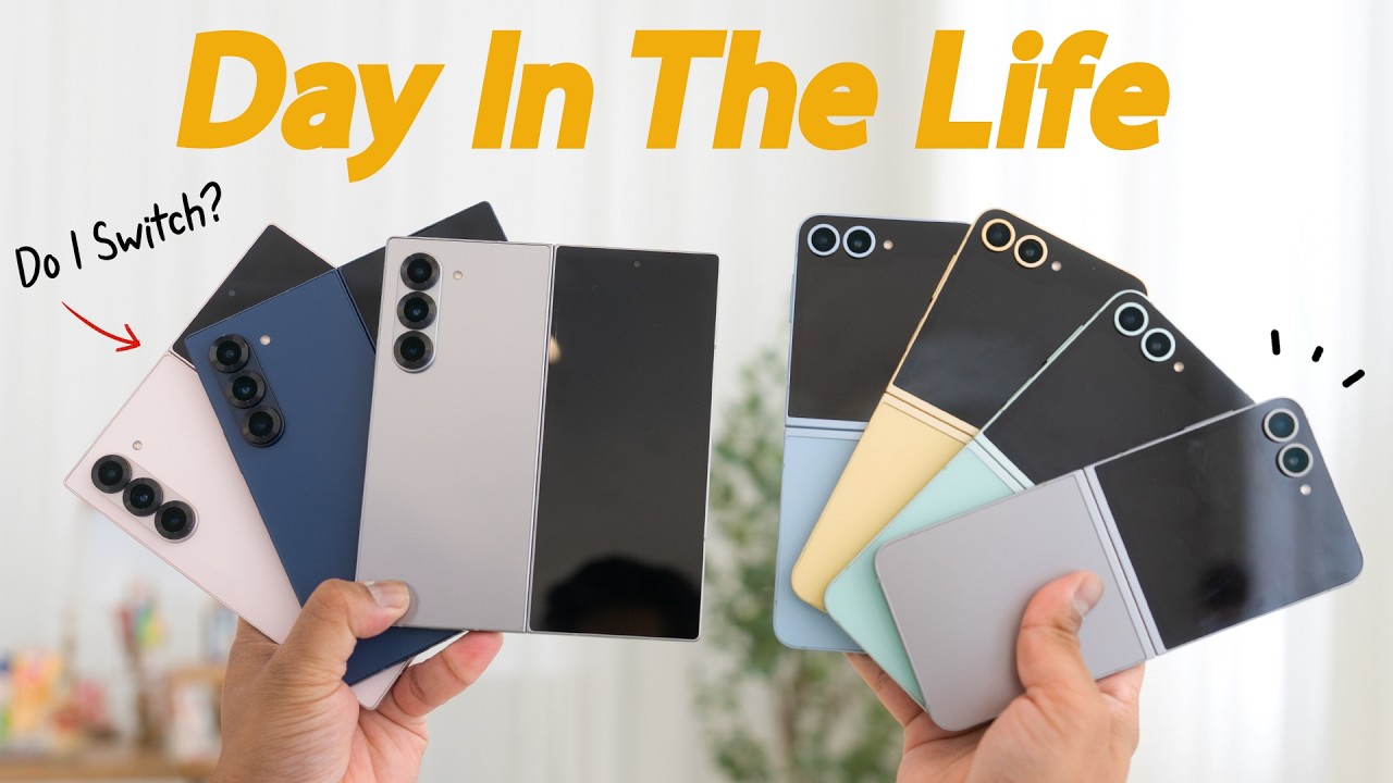 Samsung Galaxy Z Flip 6 & Fold 6: Ultimate Color Comparison & Day in ...