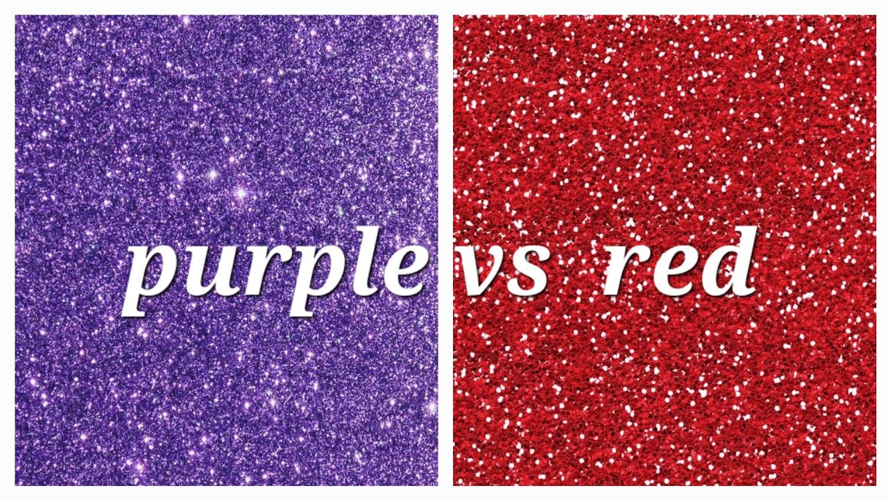 purple vs red!? which one's better!? choose your fav!💜 ️ ️ ...