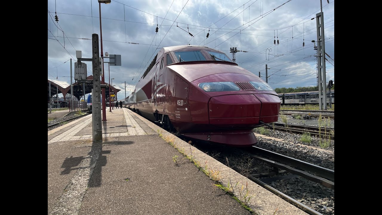 Essai traction d'un Thalys PBA - YouTube
