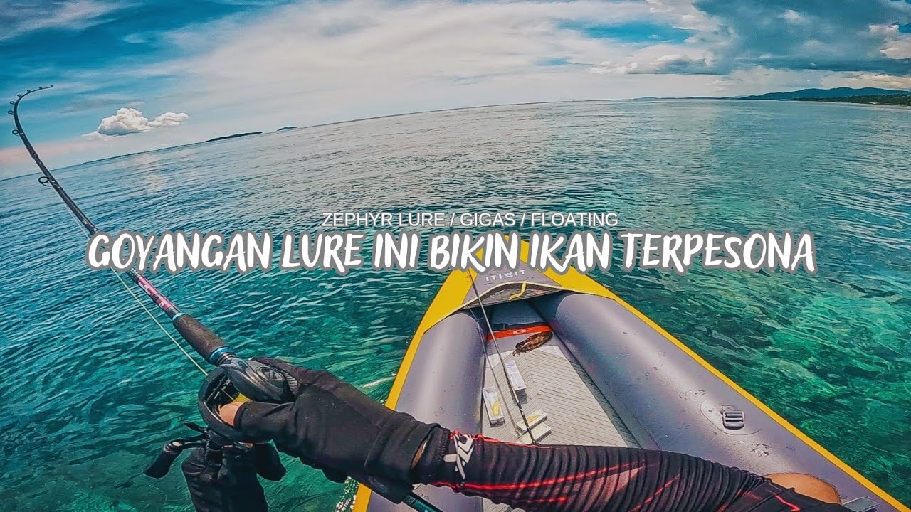 MANCING CASTING DENGAN KAYAK, PAKAI ZEPHYR LURE - YouTube