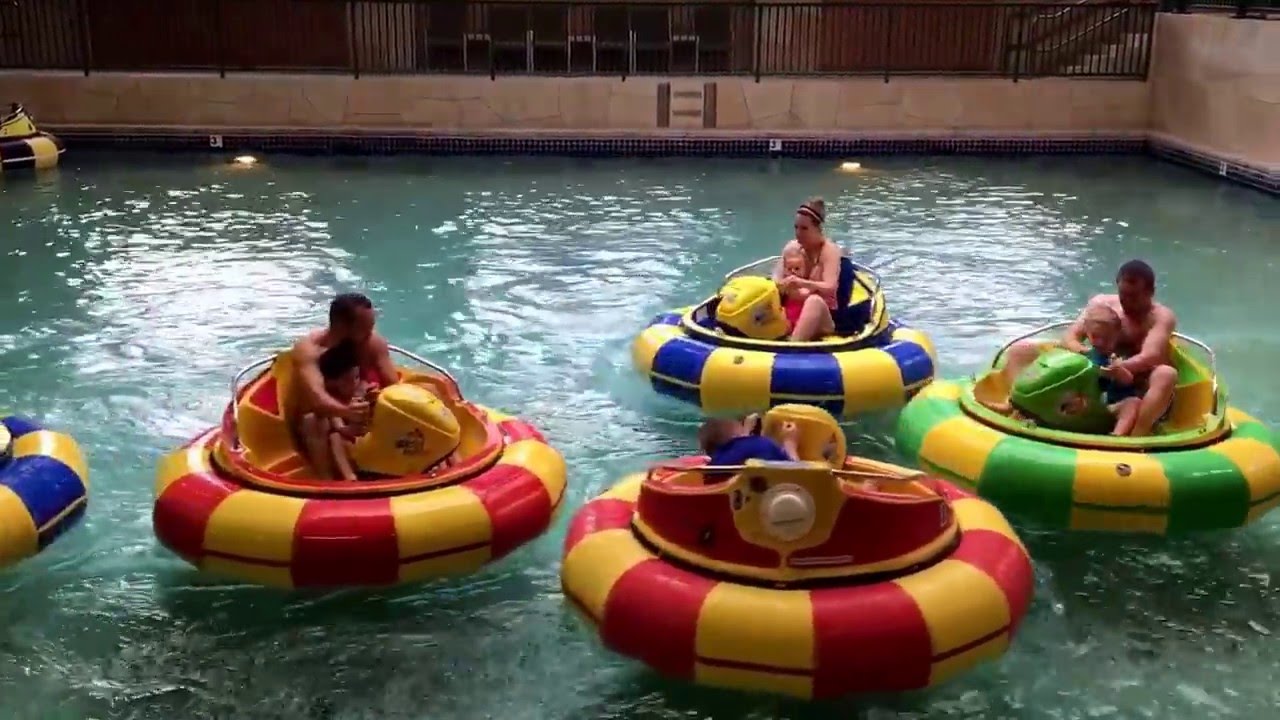 Spring break 2016- bumper boats at Wilderness. - YouTube