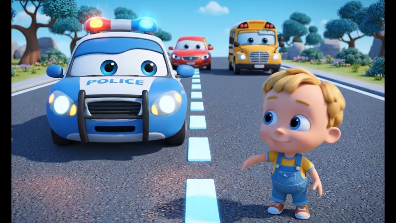 Little Wheels Big Fun 🚗🛴 3D Baby Nursery Rhyme Toy Vehicles Cartoon for ...
