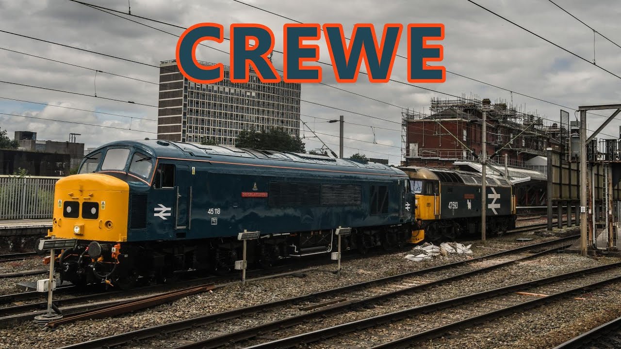 Busy afternoon at: Crewe (WCML) | Tuesday 11/06/24 - YouTube