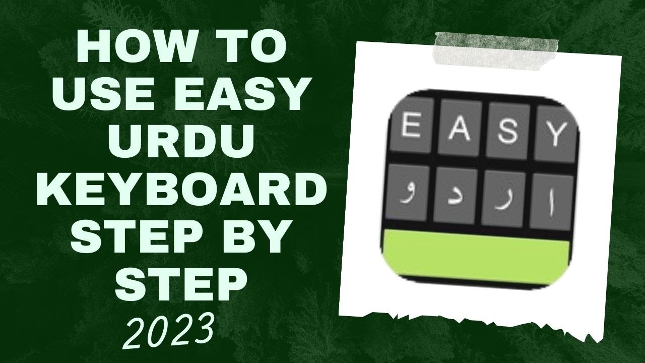 How To Use Easy Urdu Keyboard In Urdu 2023 | JENY TECH | - YouTube