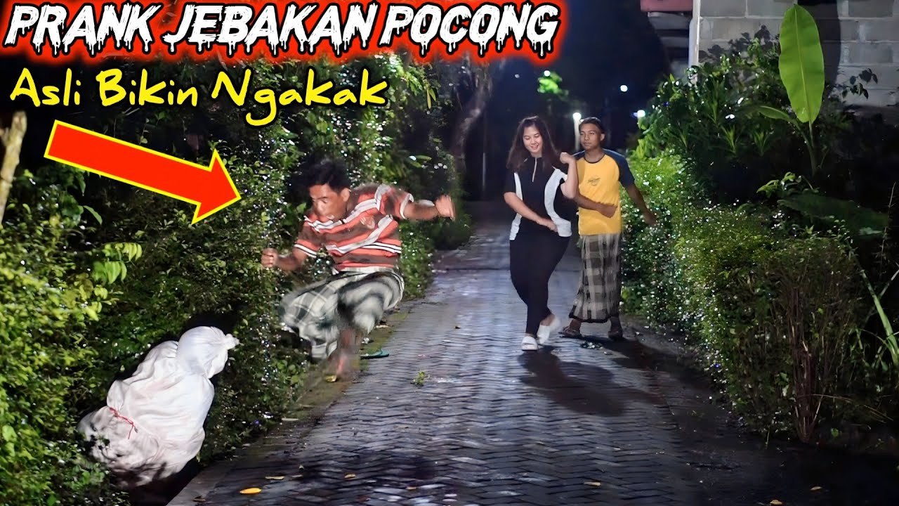 Jebakan Pocong Terbaru Terngakak || Prank Terkini Paling Lucu || Funny Ghost Prank - YouTube