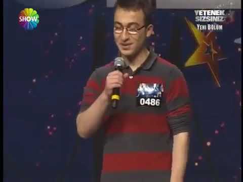 SAHNEYİ YIKTI GEÇTİ-YETENEK SİZSİNİZ TÜRKİYE :) (aşiri komik)