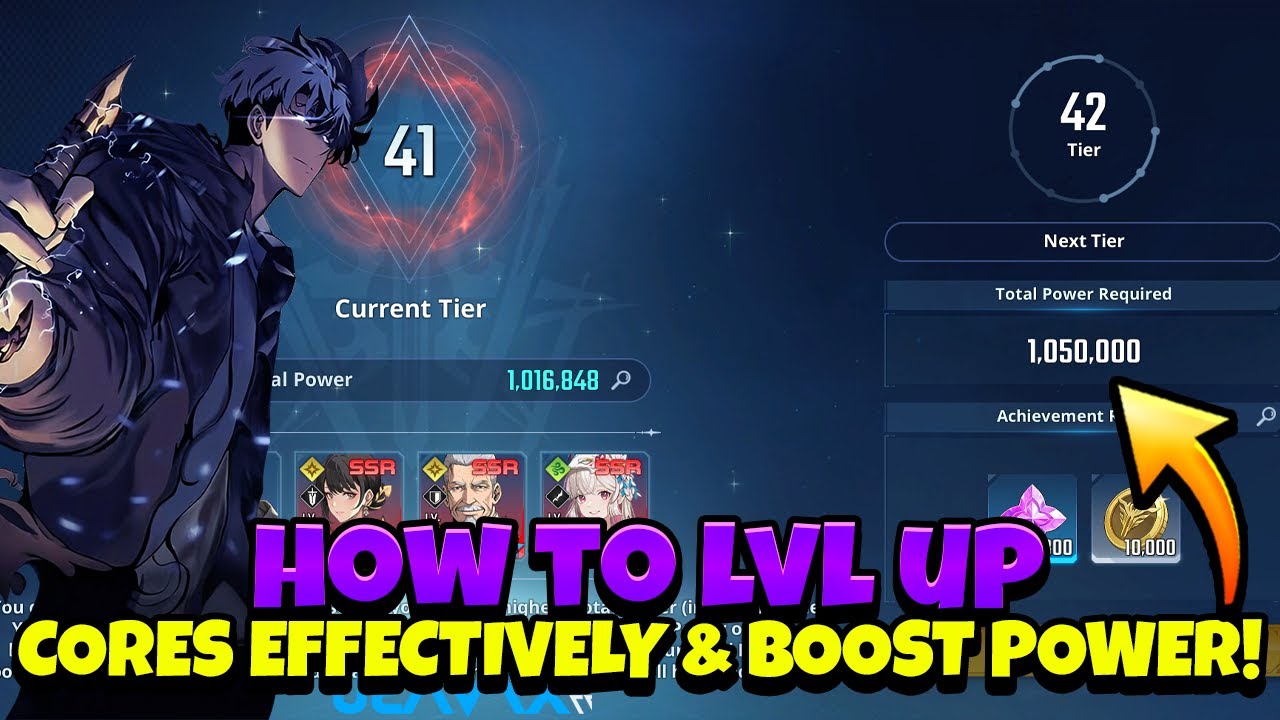 HOW TO EFFECTIVELY BOOST POWER NOW & LEVELING UP CORES EFFICIENTLY ...